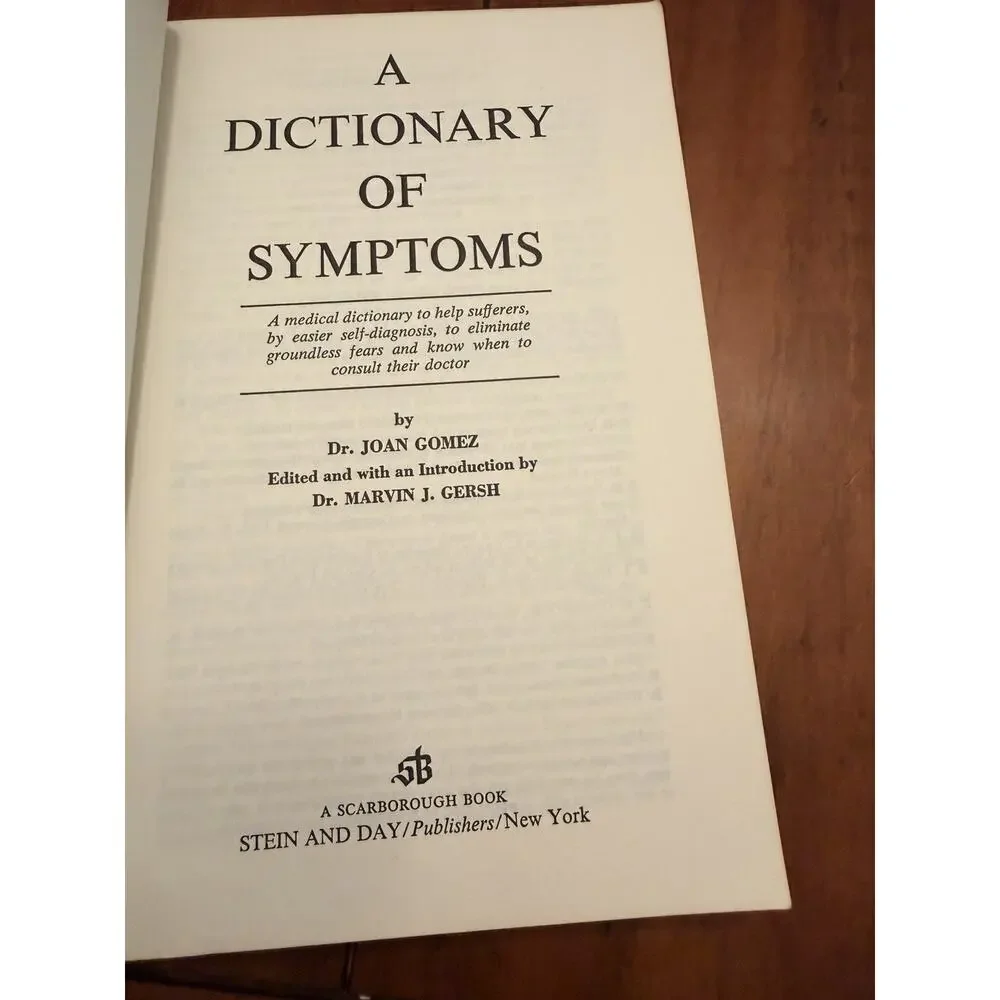 Accents | A Dictionary Of Symptoms Dr Joan Gomez 198 Vintage Medical ...